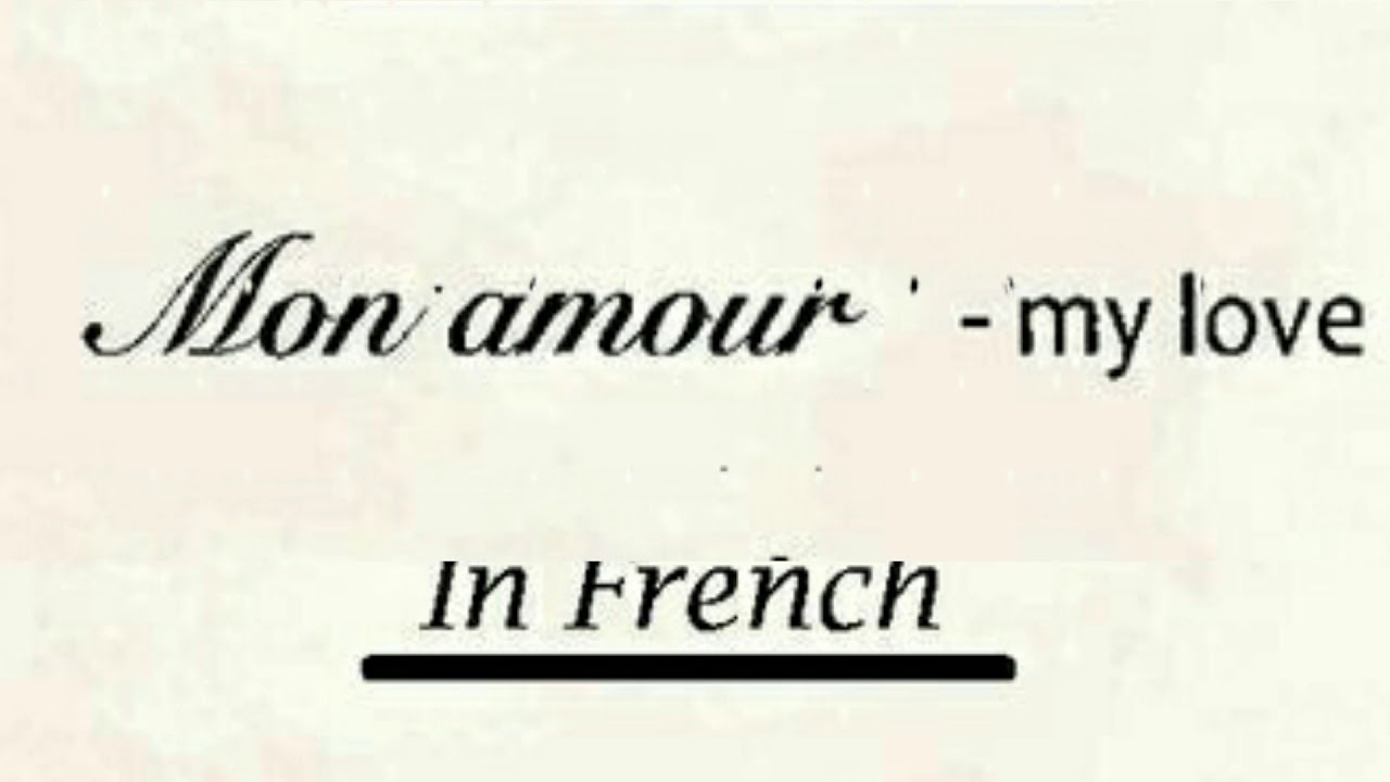 5 Sweet Things To Say In French YouTube 5 Sweet Things To Say In French YouTube