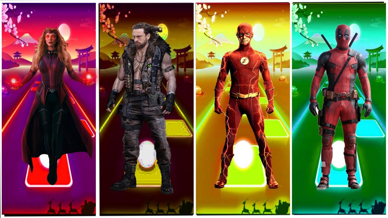 Wanda VS Kraven the Hunter VS Flash VS Deadpool SUPER dance battle # 142 - YouTube