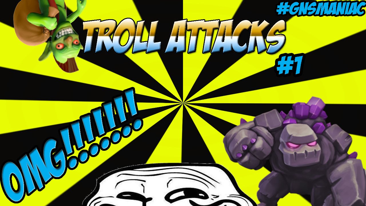 Super Troll Attack!!! - Clash Of Clans greece - YouTube