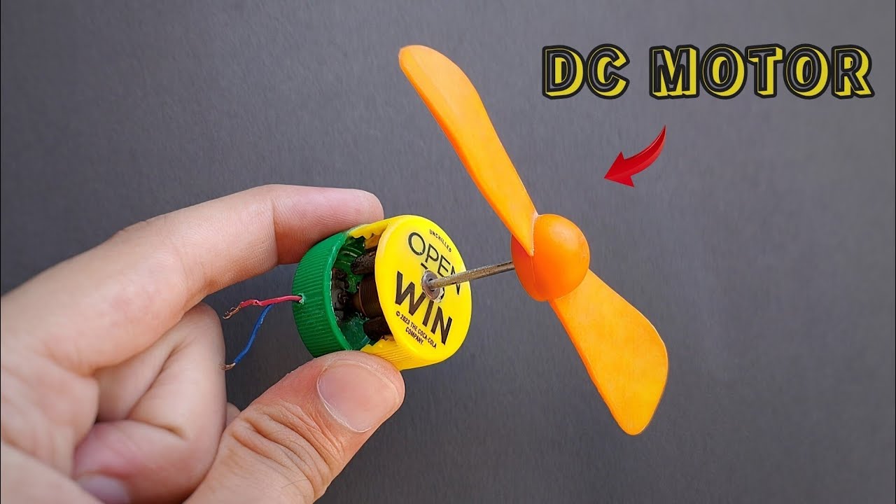 How to make mini dc motor - Dc motor - Pro Mentor - YouTube