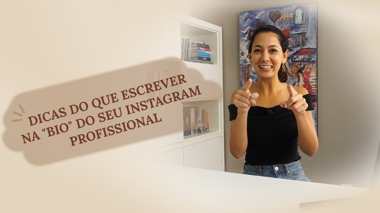 Dicas do que escrever na bio do seu instagram profissional - YouTube