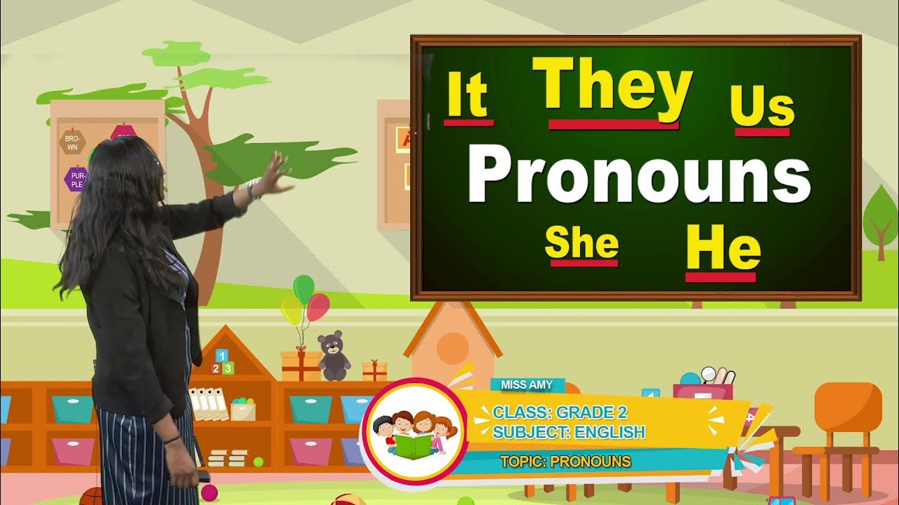English Language - Grade 2: Pronouns - YouTube