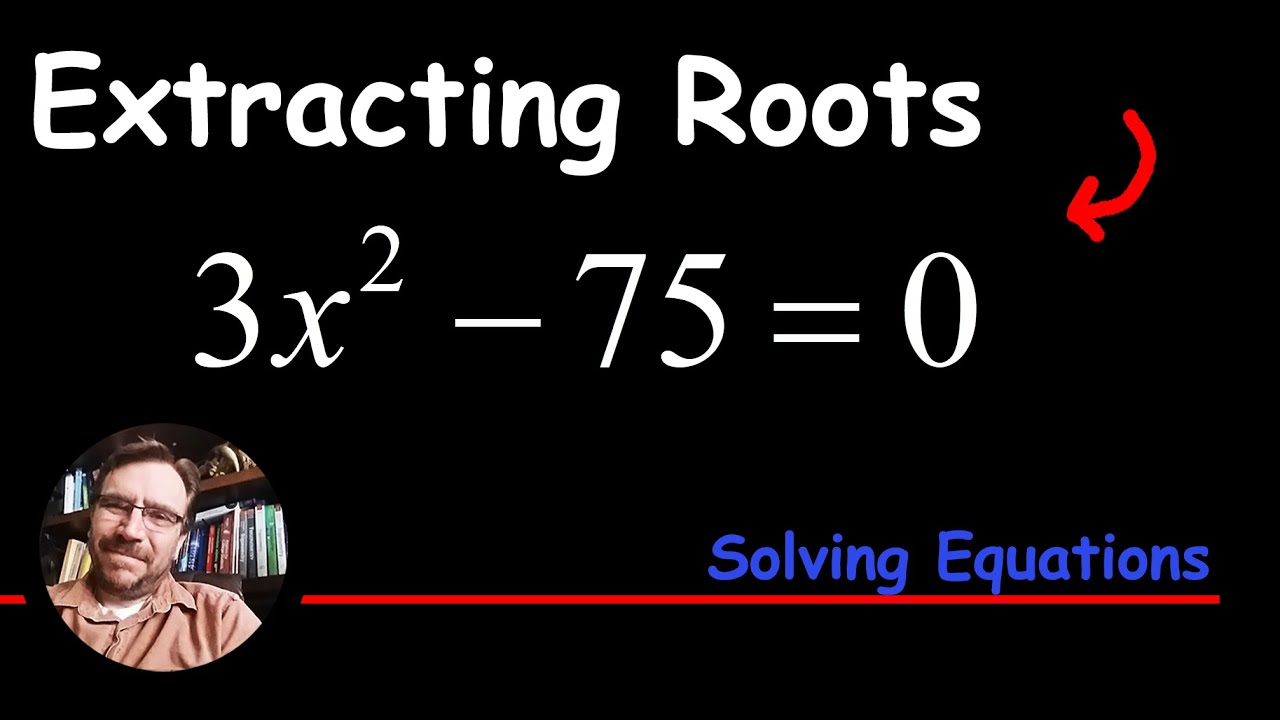 How To Solve By Extracting Square Roots ISOLATE FIRST A Quadratic