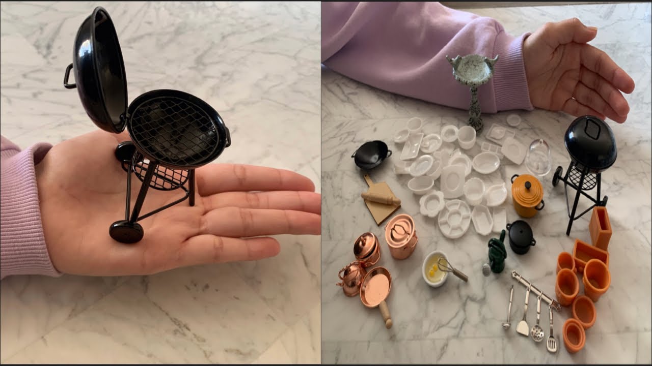 Unboxing Miniature Real Cooking Kitchen Set | Full Mini Kitchen Set ...