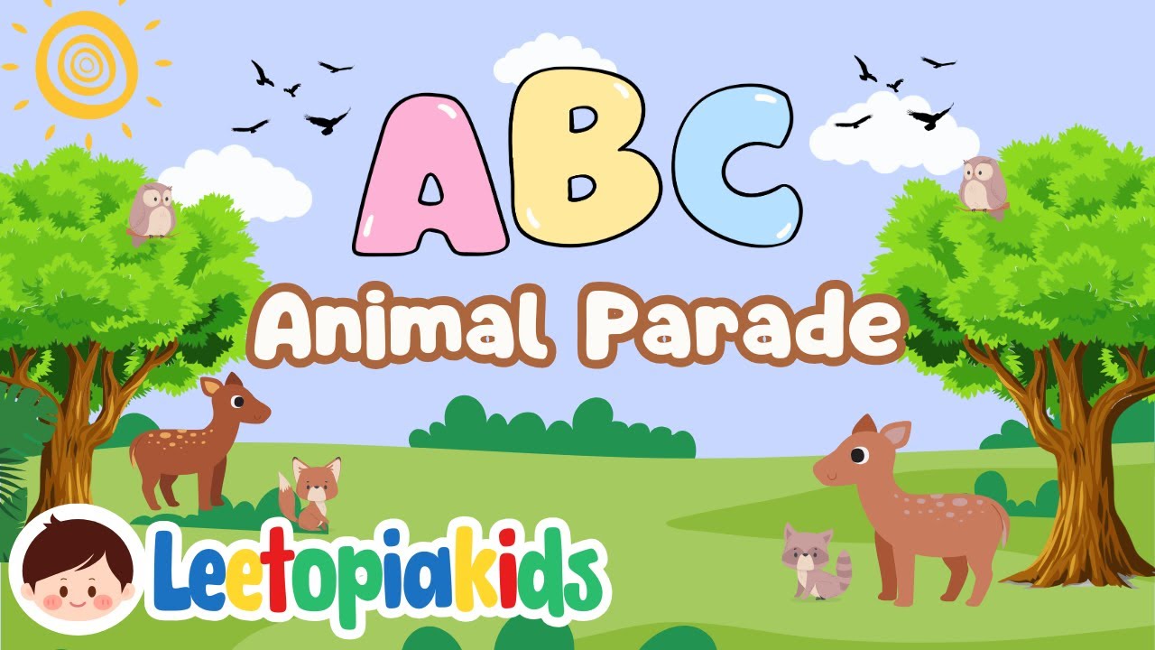 ABC Animal Parade | Leetopia Nursery Rhymes & Kids Songs - YouTube