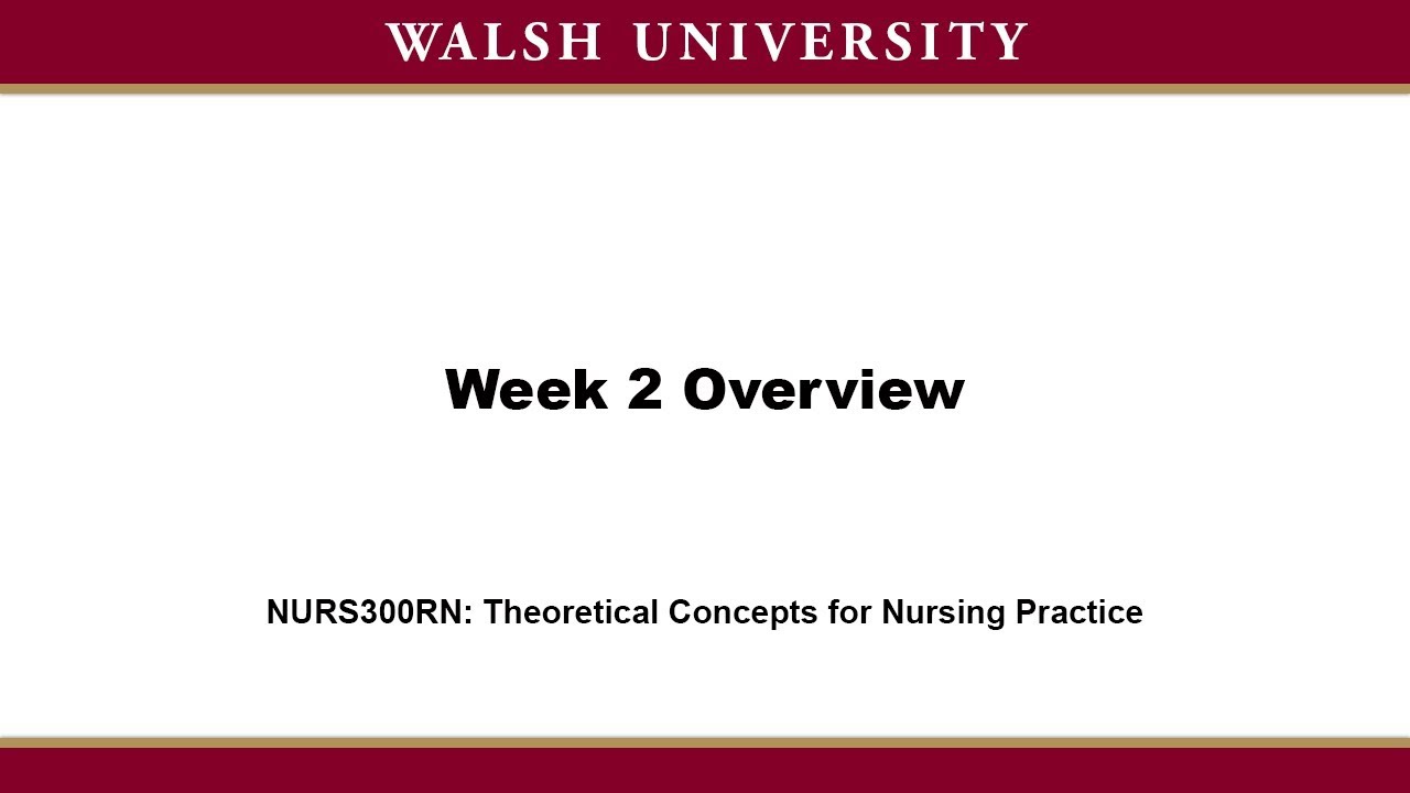 Week2 overview - YouTube