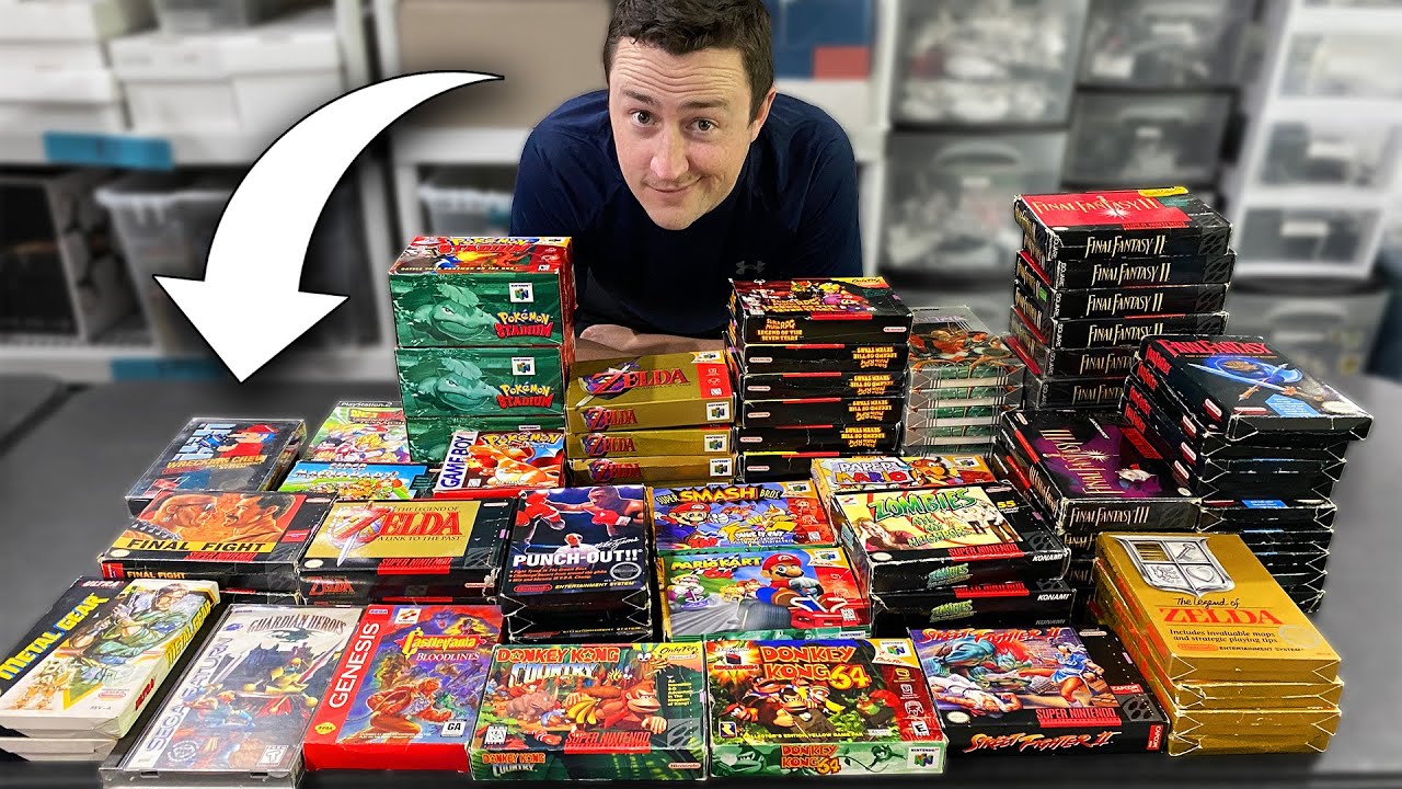 I've NEVER seen a Retro Game Collection like this. - YouTube