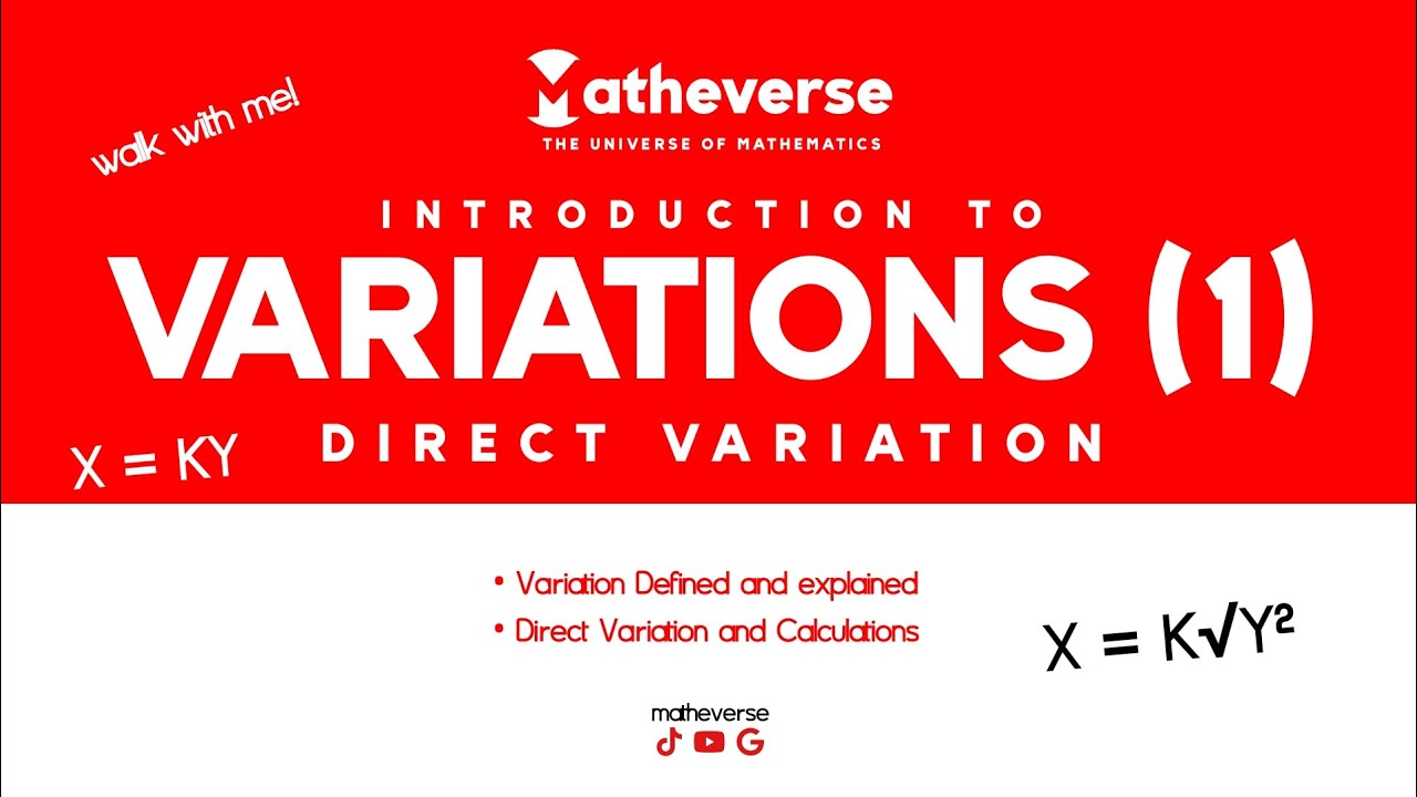 Direct Variations by Matheverse - YouTube