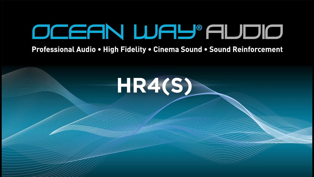 In-Depth with Ocean Way Audio HR4 and HR4(S) Reference Monitors - YouTube