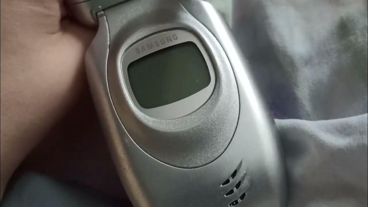 Samsung SGH-T100 Orange U.K Startup and shutdown + With a External Display - YouTube