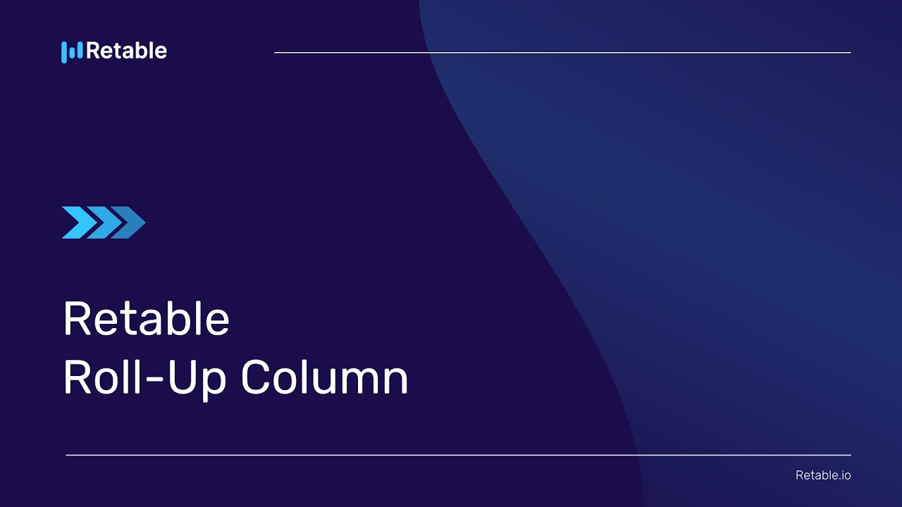 Retable - Roll-up Column - YouTube