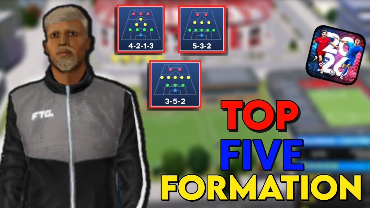 Top 5 Overpowered Formation for DLS 26 | Dream League Soccer 2026 Tips ...