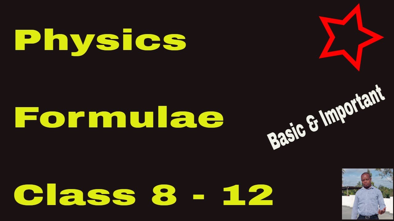 Physics formulas list | all basic and important formulas | class 8 to ...
