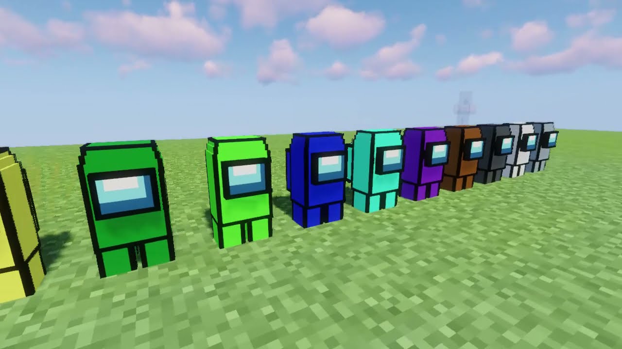 Minecraft Among Us texture packs - YouTube