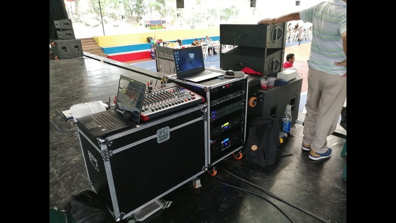 Line Array - Bajos Dobles - Prueba De Sonido - YouTube