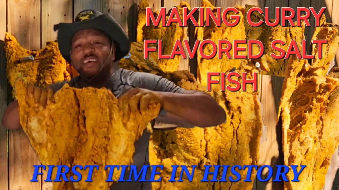 MAKING CURRY FLAVORED SALT FISH first time in history inspired by ...