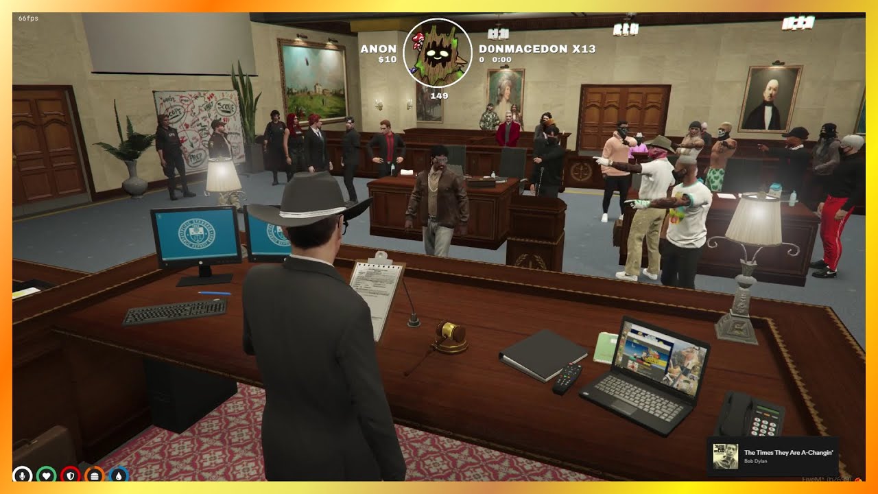Judge Crane Breaks During GG Tyreke's Court Case | NoPixel GTA RP - YouTube