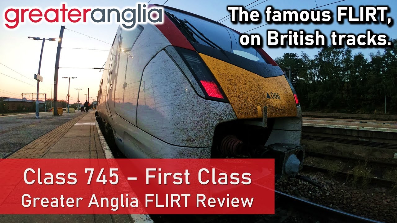 BRAND-NEW GA Class 745 Stadler FLIRT - First Class Review (London to ...