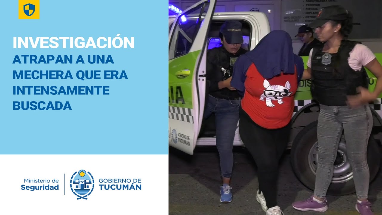 Atrapan a una mechera que era intensamente buscada - YouTube