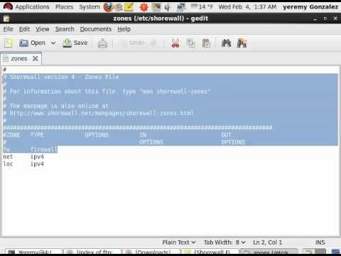 Como instalar e implementar un Shorewall un( firewall en Red Hat 6.5 ...