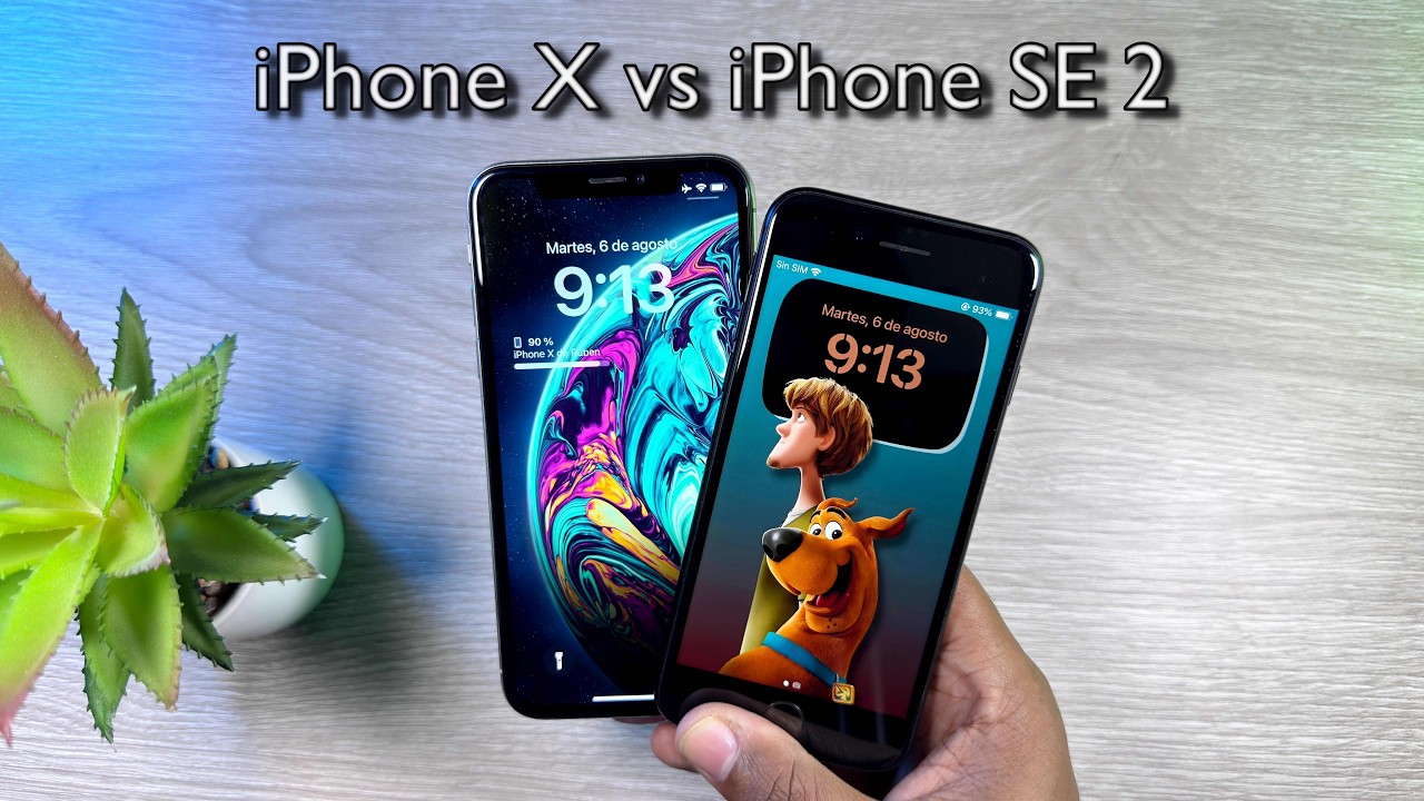 iPhone X vs iPhone SE 2020 con iOS 18 SPEED TEST | El iPhone X es más ...