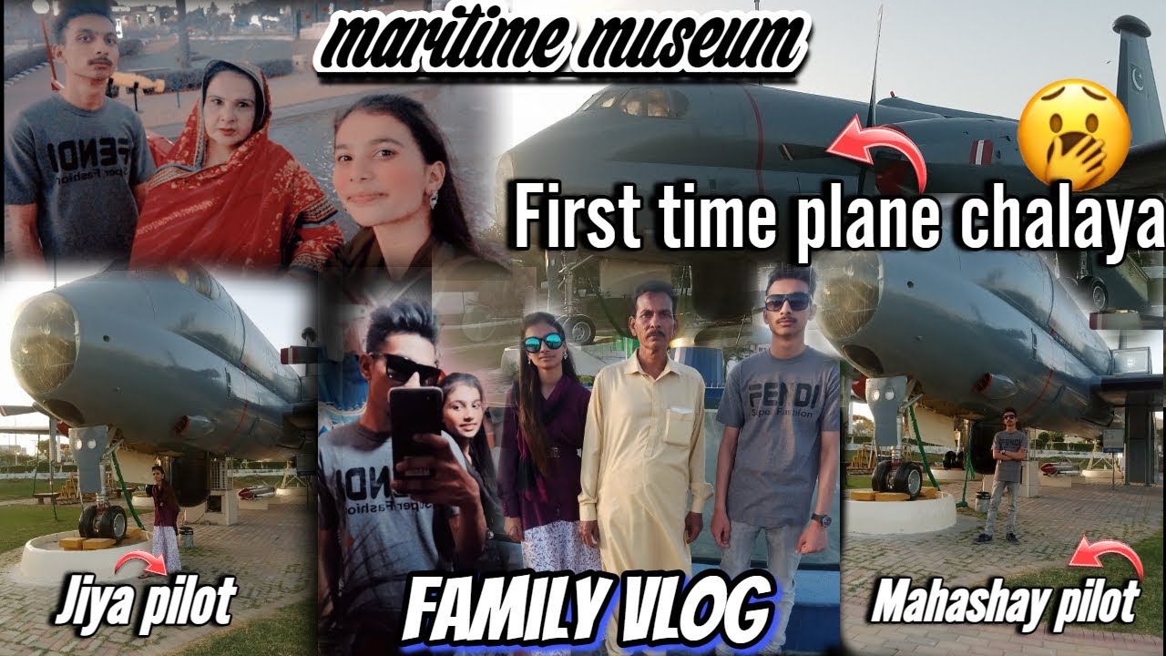 First Time Plane Chalaya 😱 | Jiya_Mahashay | Visit to Maritime Museum ...