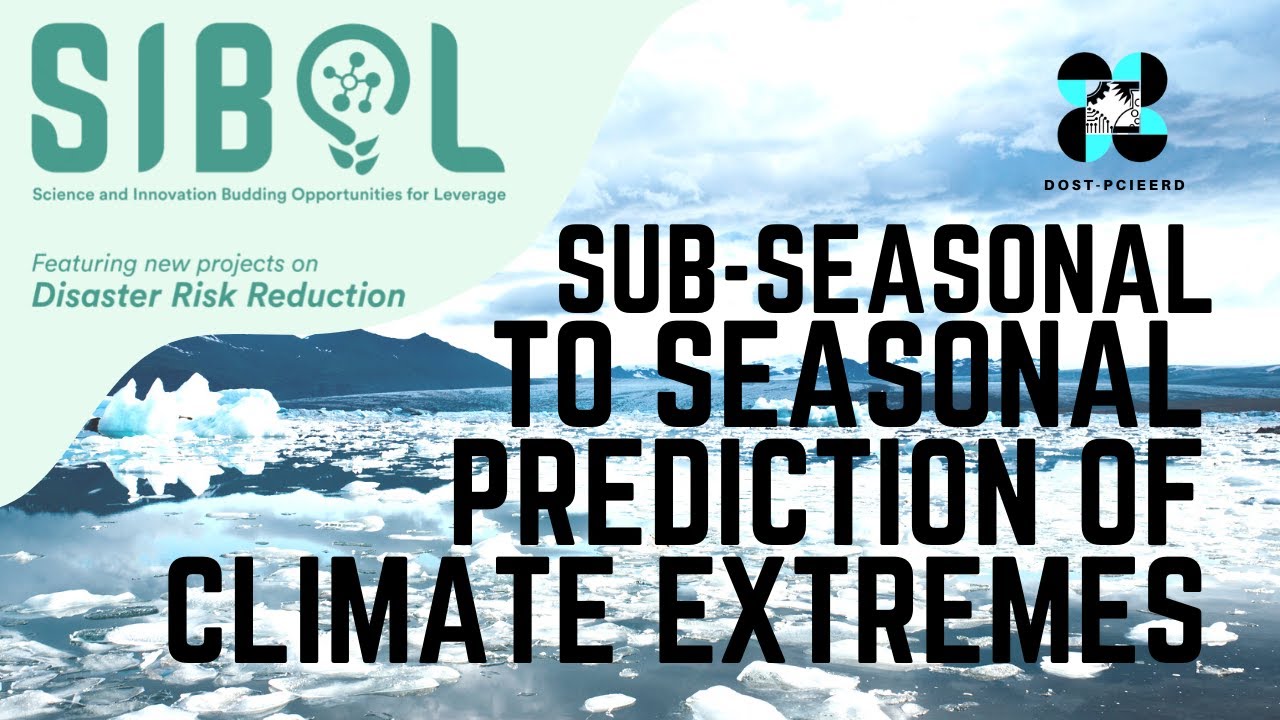 Sub-seasonal to Seasonal (S2S) Prediction of Climate Extremes - YouTube