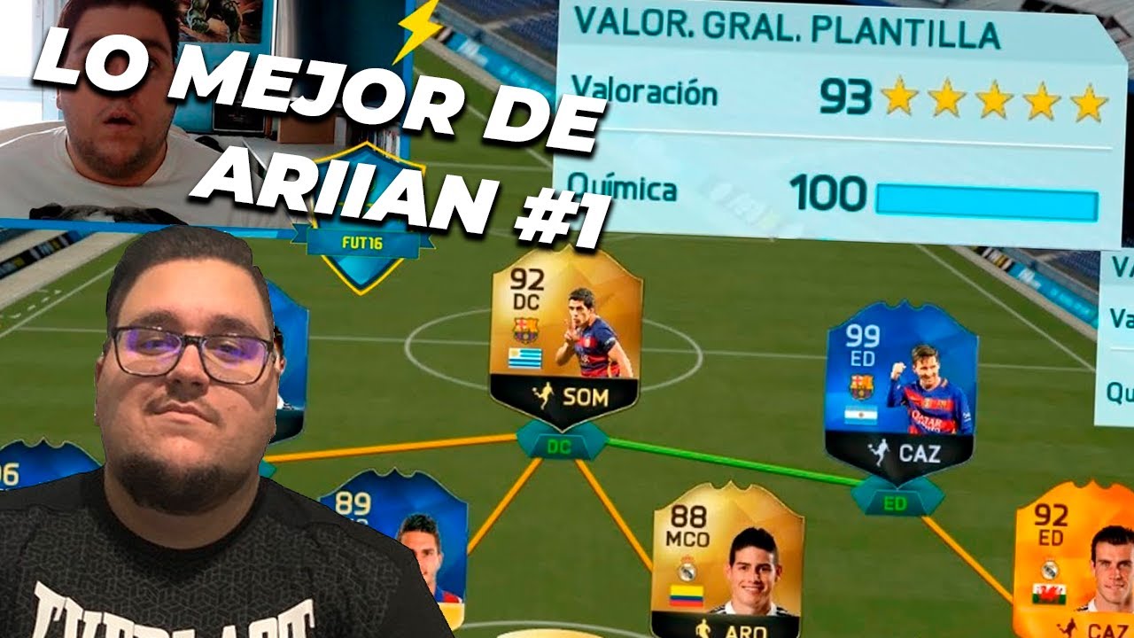 LO MEJOR DE ARIIAN #1: FUTDRAFT 193 ROBADO en FIFA 16 - YouTube