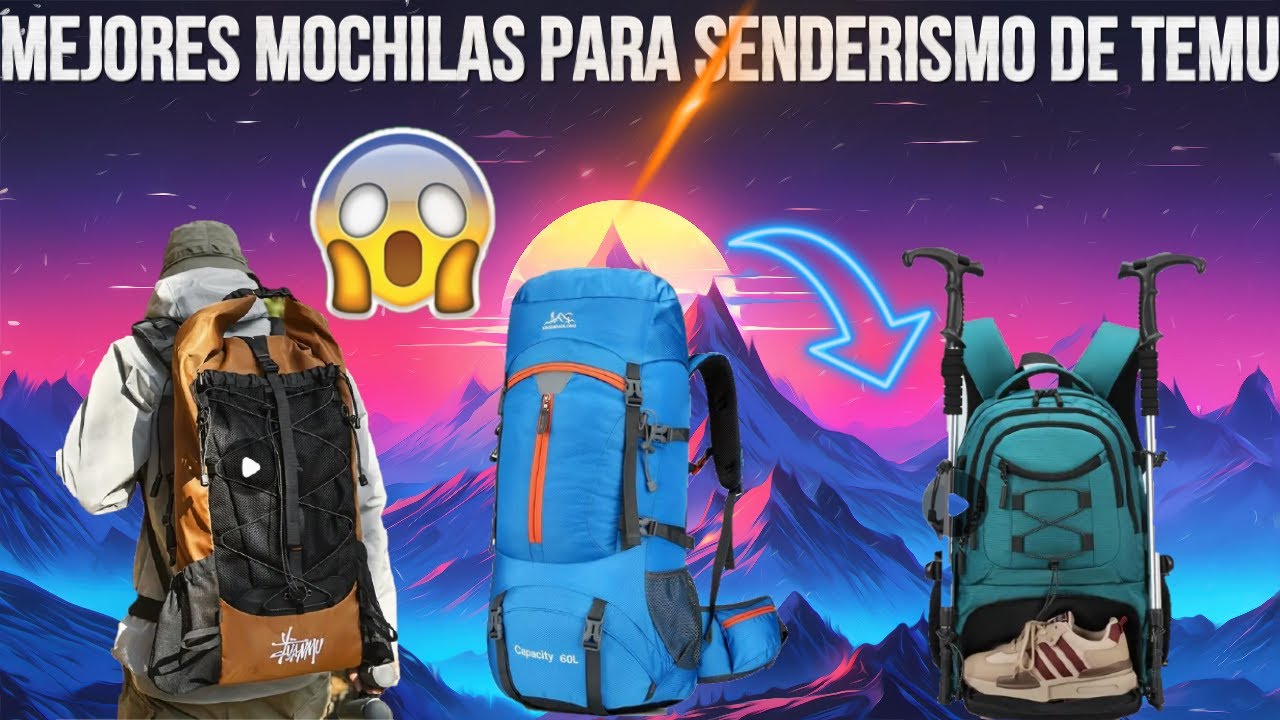Los 3 Mejores Mochilas para Senderismo Temu 2026 | Resistencia y ...