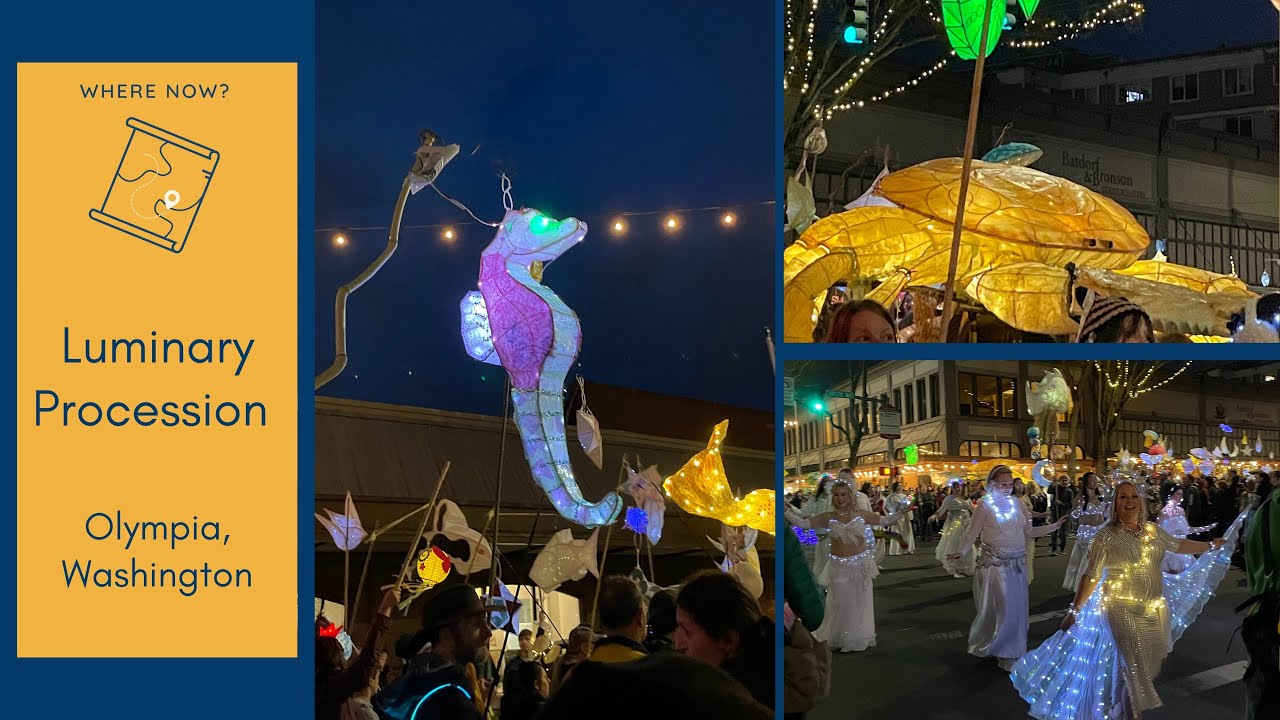 Luminary Procession parade in Olympia, WA - YouTube