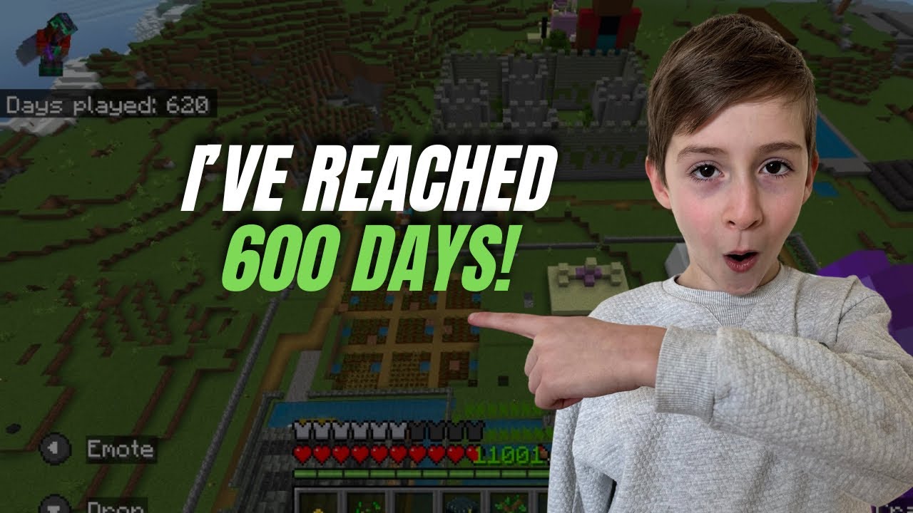 So I’ve reached 600 days in my Minecraft world - YouTube