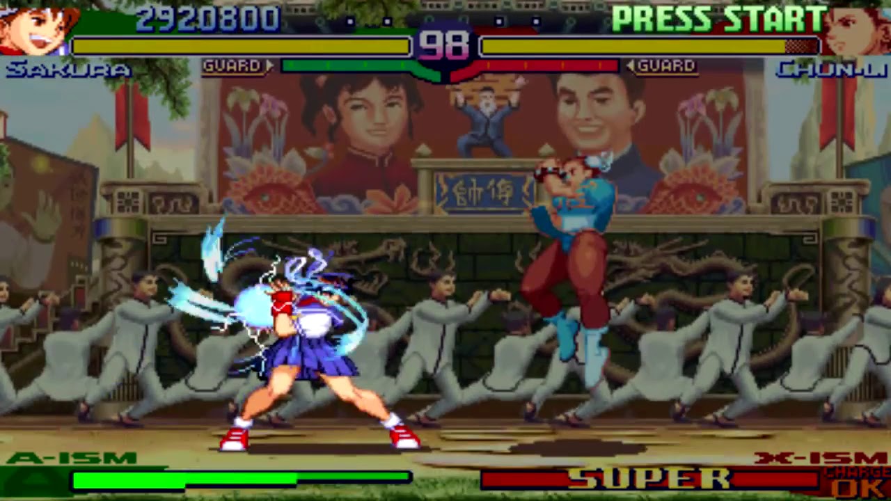 [TAS] Street Fighter Alpha 3 Arcade - Sakura Play - YouTube