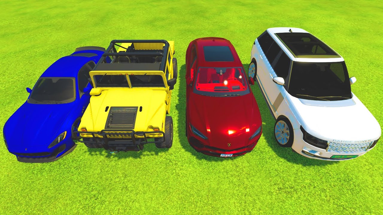LAMBORGHINI URUS, HUMMER H1, MASERATI GRANDTURISMO, RANGE ROVER ...
