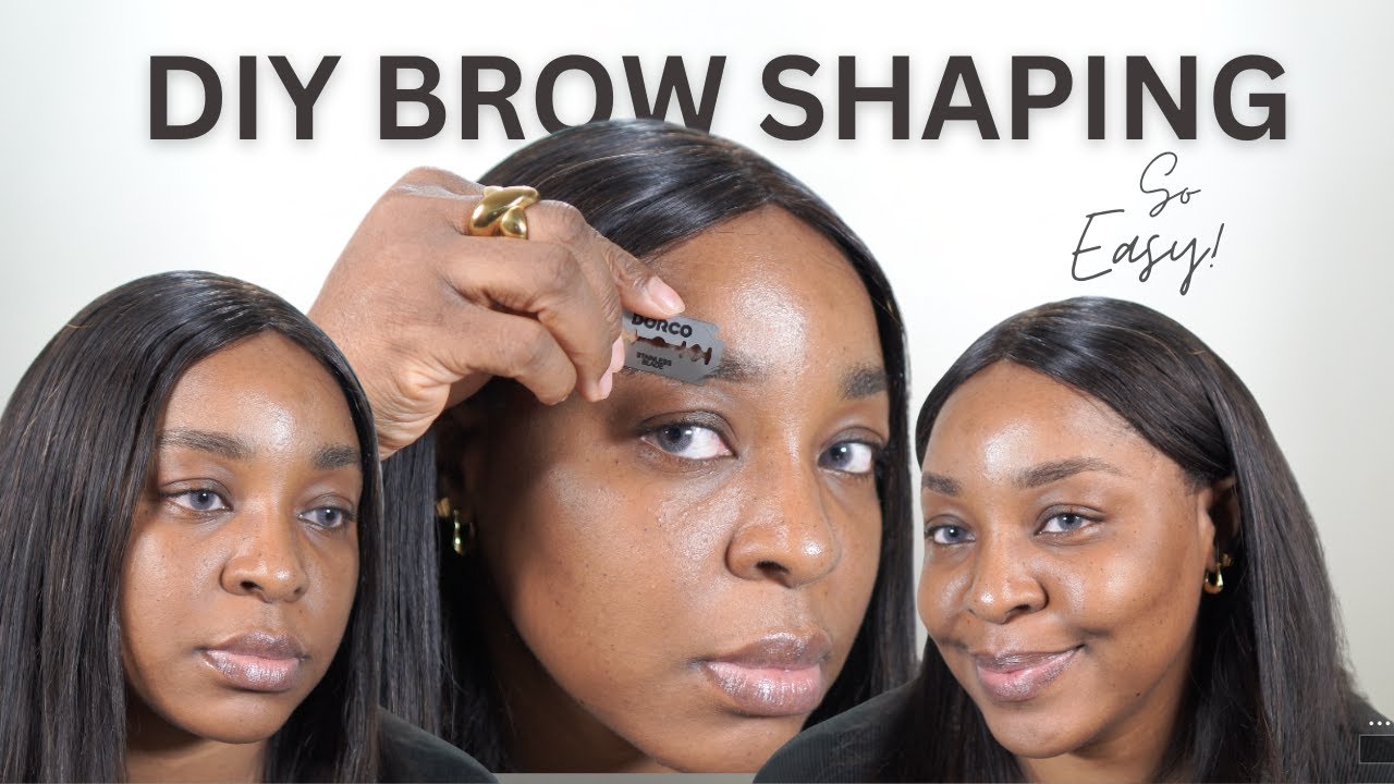 How to Shape Your Brow at Home With a Razor - Easy & Beginner-Friendly ...
