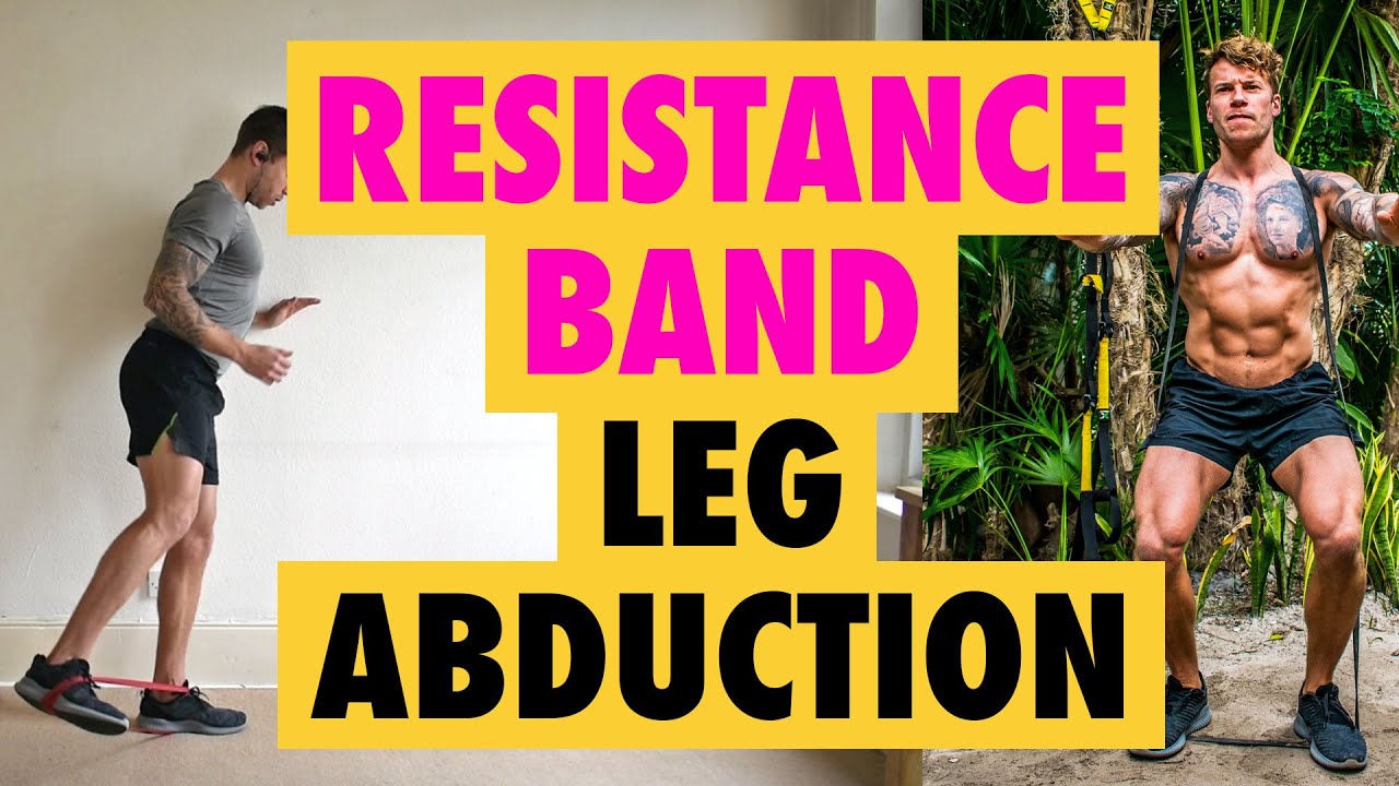 How to do Leg Abductions exercise with a Resistance Band - YouTube