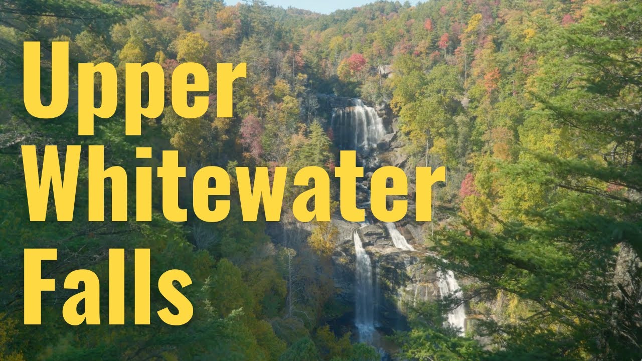 Upper Whitewater Falls - Cashiers, NC | 2 HOURS Relaxing Autumn ...