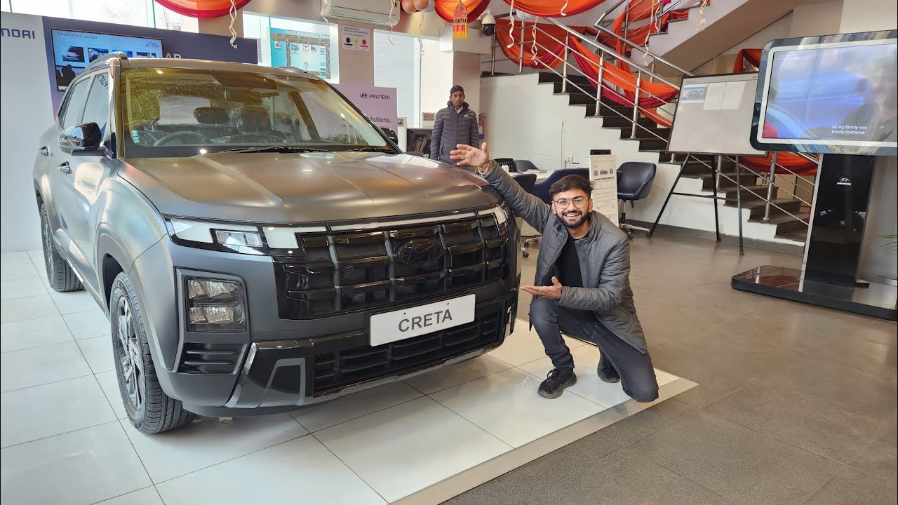 Creta S ( O ) Titan Matte Grey Base Model Full Detailed Review ...