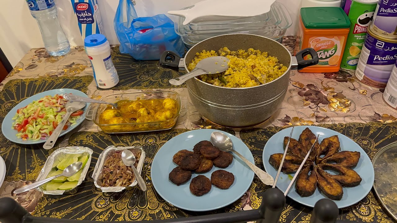 রাতের খাবার || Cook By Me || Food Vlogger Kuwait || Dinner Time ...