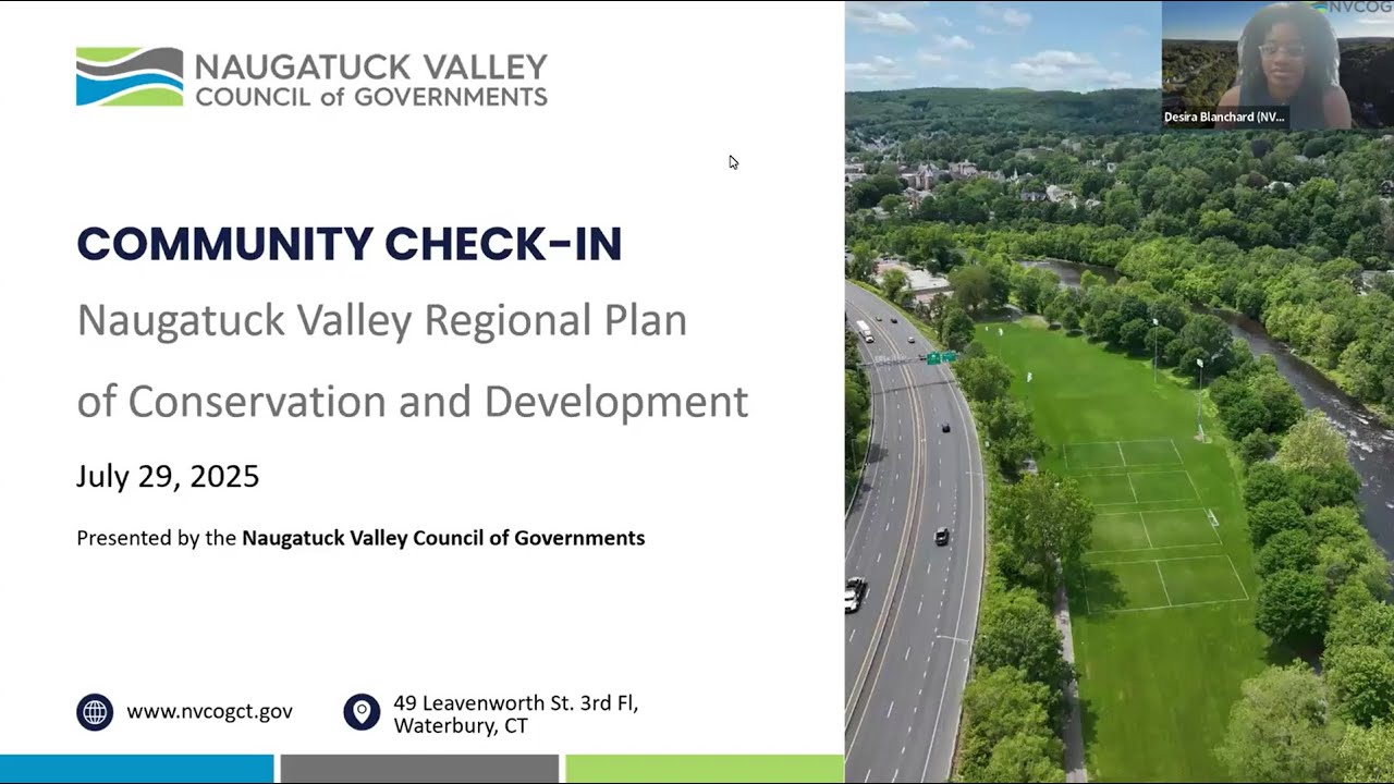 Naugatuck Valley Regional Plan of Conservation and Development Virtual ...