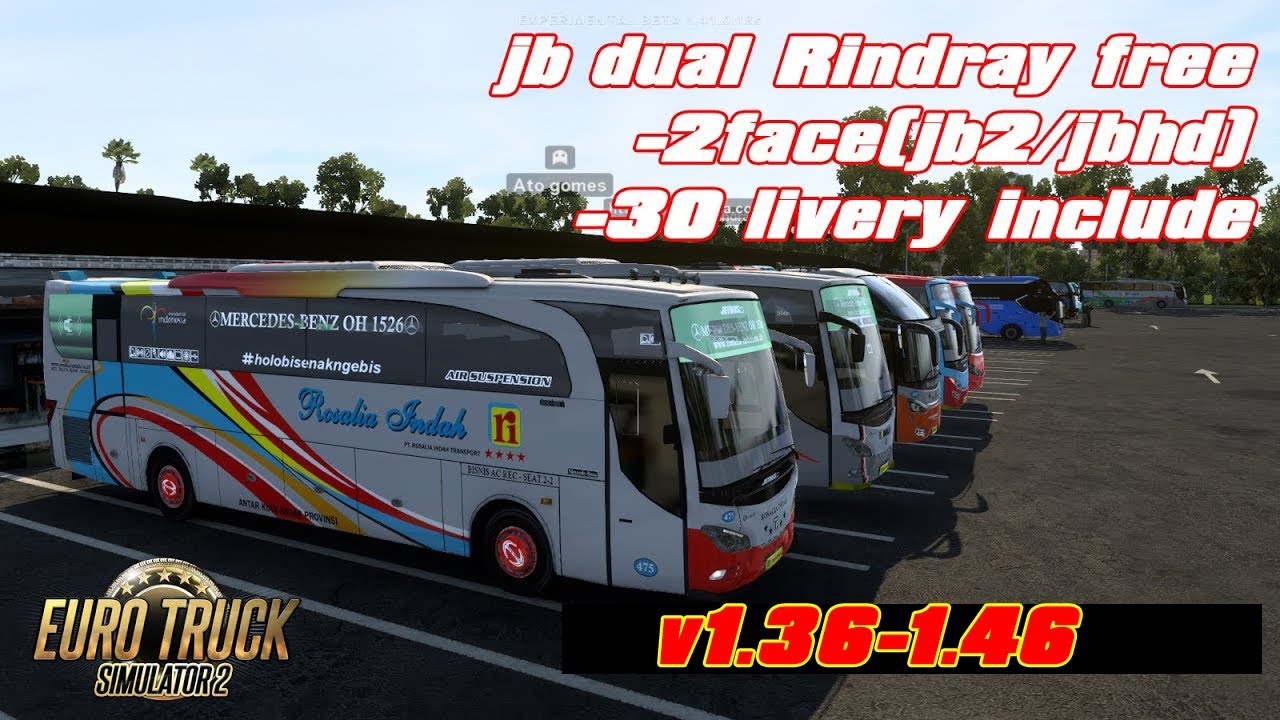 Jetbus dual(jb2/jbhd) by Rindray Euro Truck Simulator 2 v1.35-1.46 ...