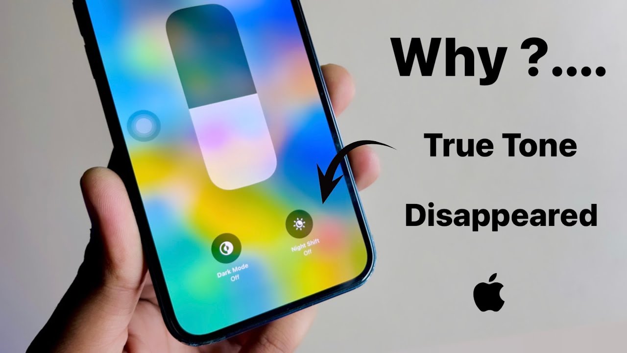 True Tone option not showing in iPhones - Fixed - YouTube