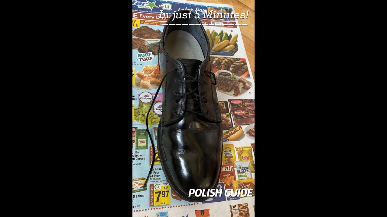 How to Shine Your Shoe in JUST 5 Minutes | Low Budget - YouTube
