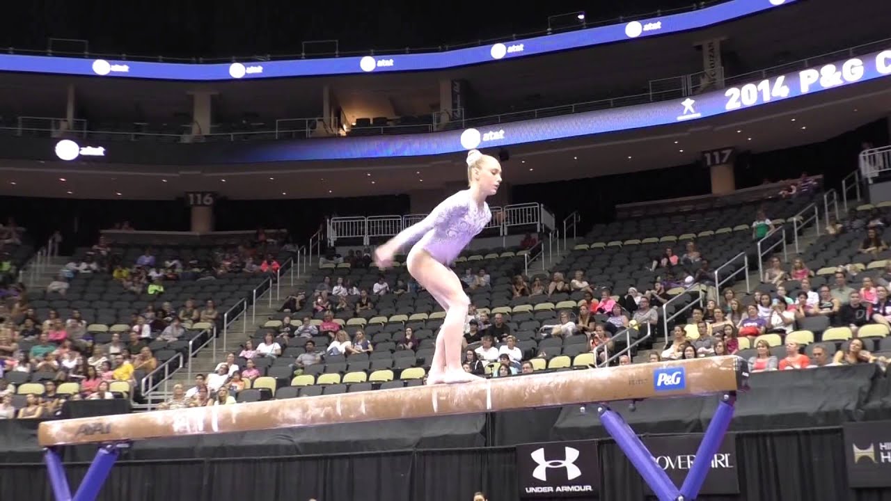Emily Gaskins - Balance Beam - 2014 P&G Championships - Jr. Women Day 2 ...
