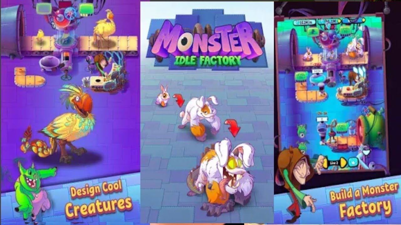 Monster Idle Factory - Gameplay - Android / Simulation/ Mobile game ...