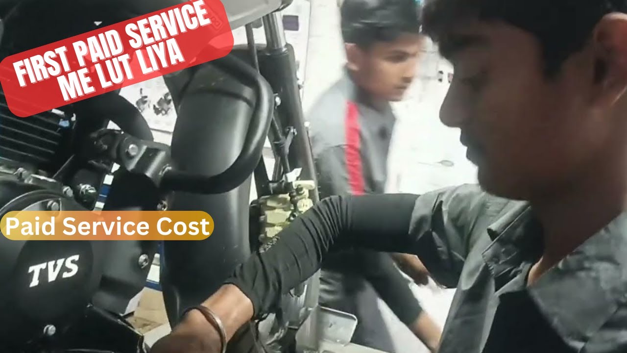 First Paid Service of TVS Raider | Tvs Raider 125 4th Service | Tvs ...