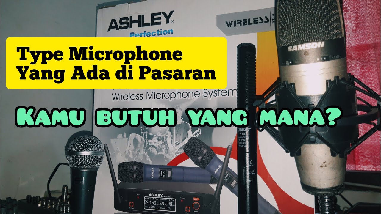 INILAH MACAM MACAM JENIS MICROPHONE - JANGAN SAMPAI SALAH BELI YAA ...