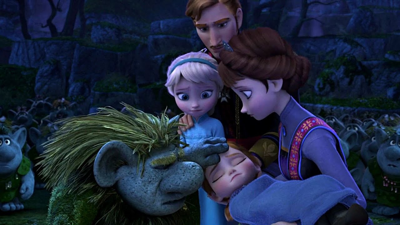 Frozen (2013) Baby "Anna " and Elsa Scene - Part 2 - YouTube