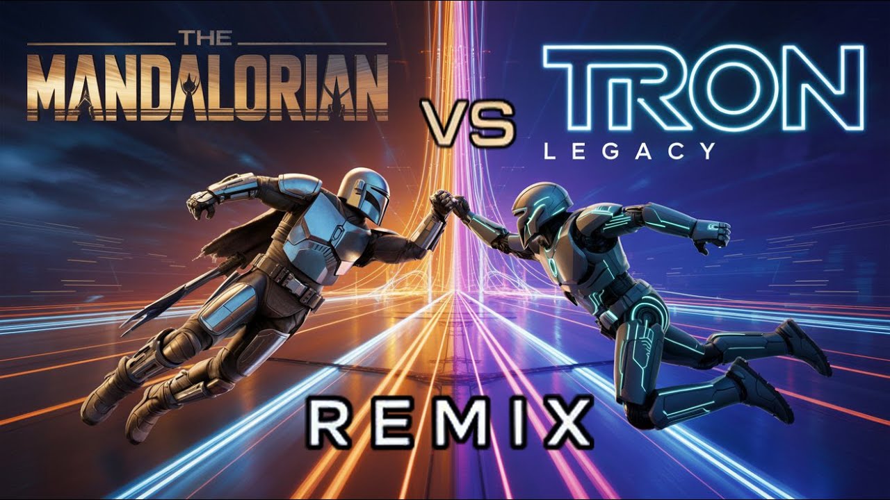 MANDALORIAN Theme (Electro Tribute: Tron Remix)