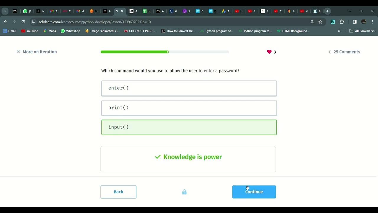 43 More on Iteration | Python Developer | Sololearn - YouTube