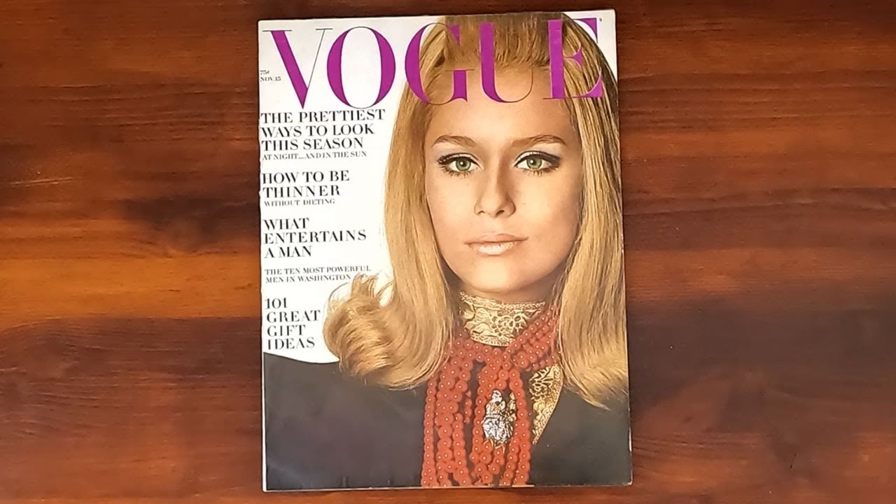 1966 November 15 ASMR Magazine Flip Through: Vogue Catherine Deneuve ...